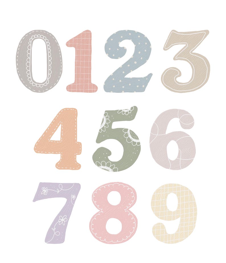 Hand Drawn Kids Alphabet Clipart: Boho Letters PNG (digital Download ...