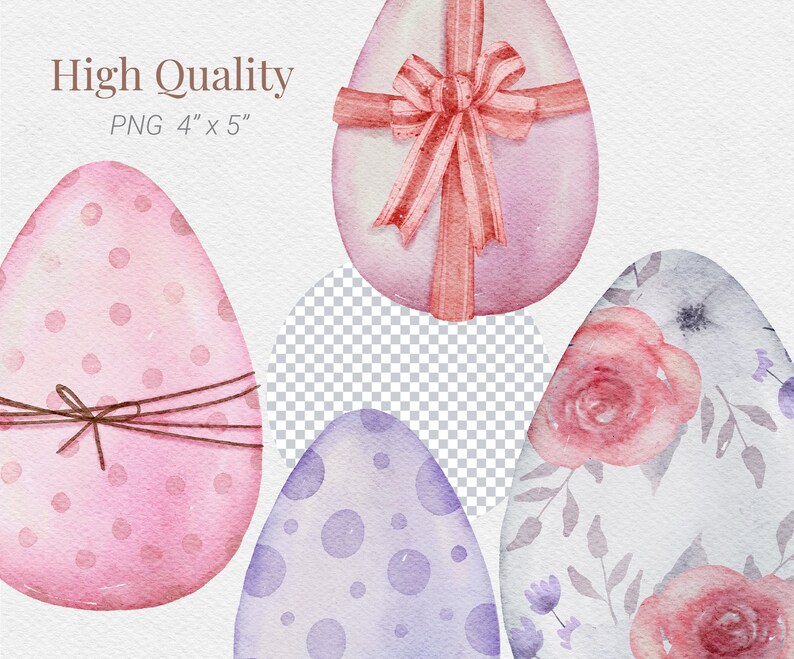Watercolor Easter Egg Clipart, Eggs Clip Art,easter PNG, Easter Egg Png ...