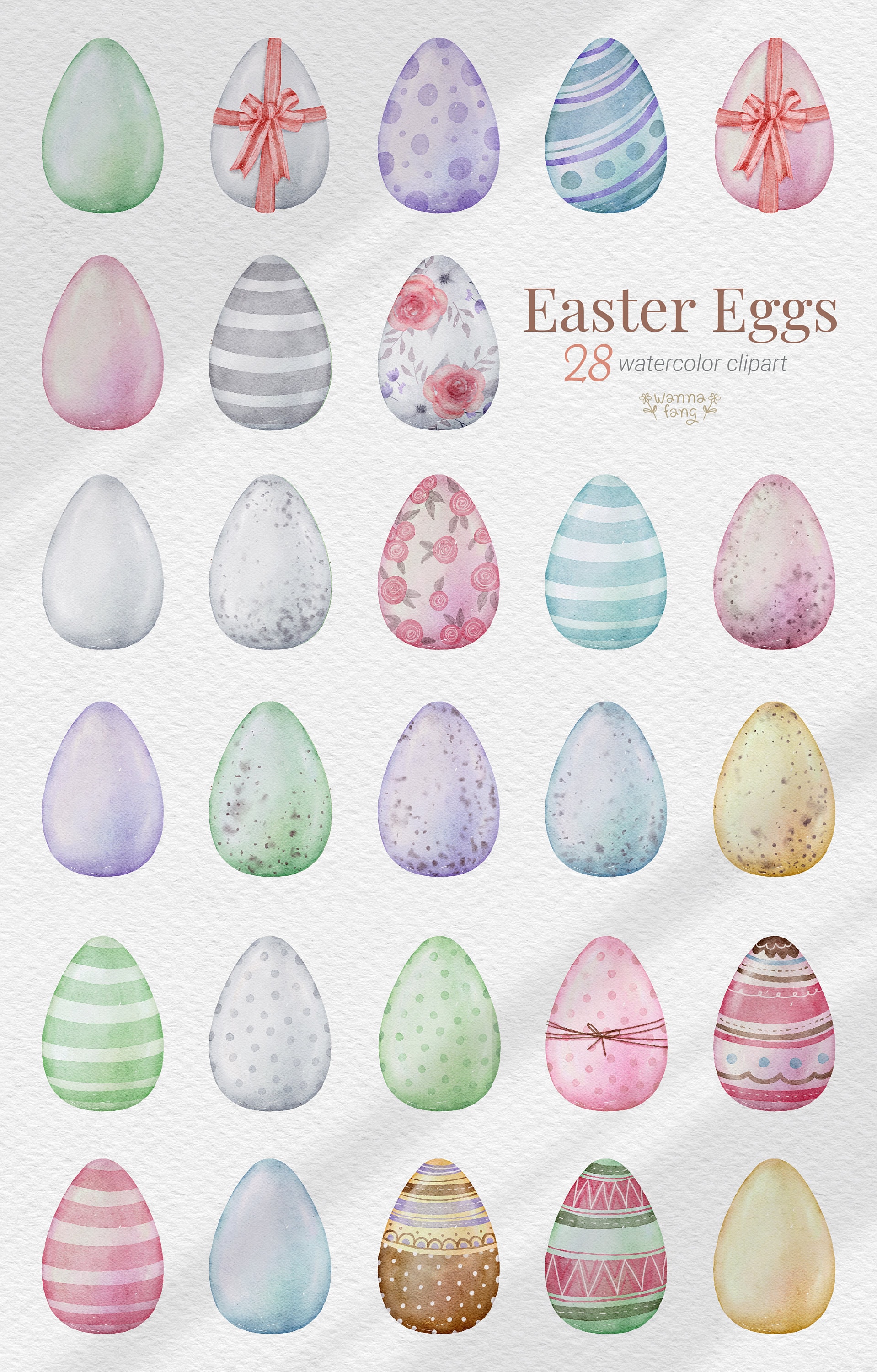 Watercolor Easter Egg Clipart, Eggs Clip Art,easter PNG, Easter Egg Png ...