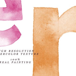 Colorful Watercolor Alphabet Clipart, Kids Font, Rainbow Letters ...