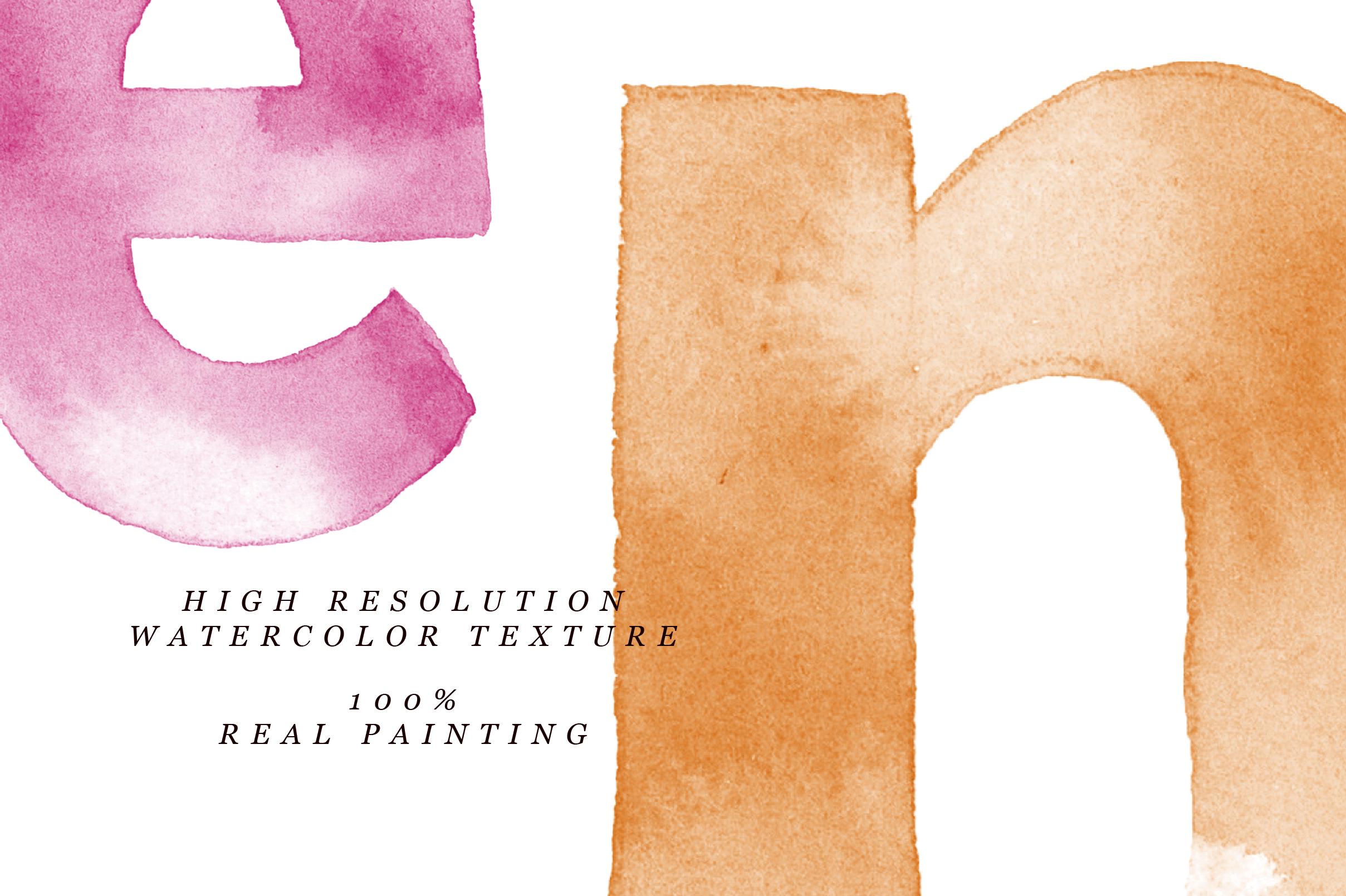 Watercolor Rainbow Alphabet Clipart: Kids Font (digital PNG) - Etsy