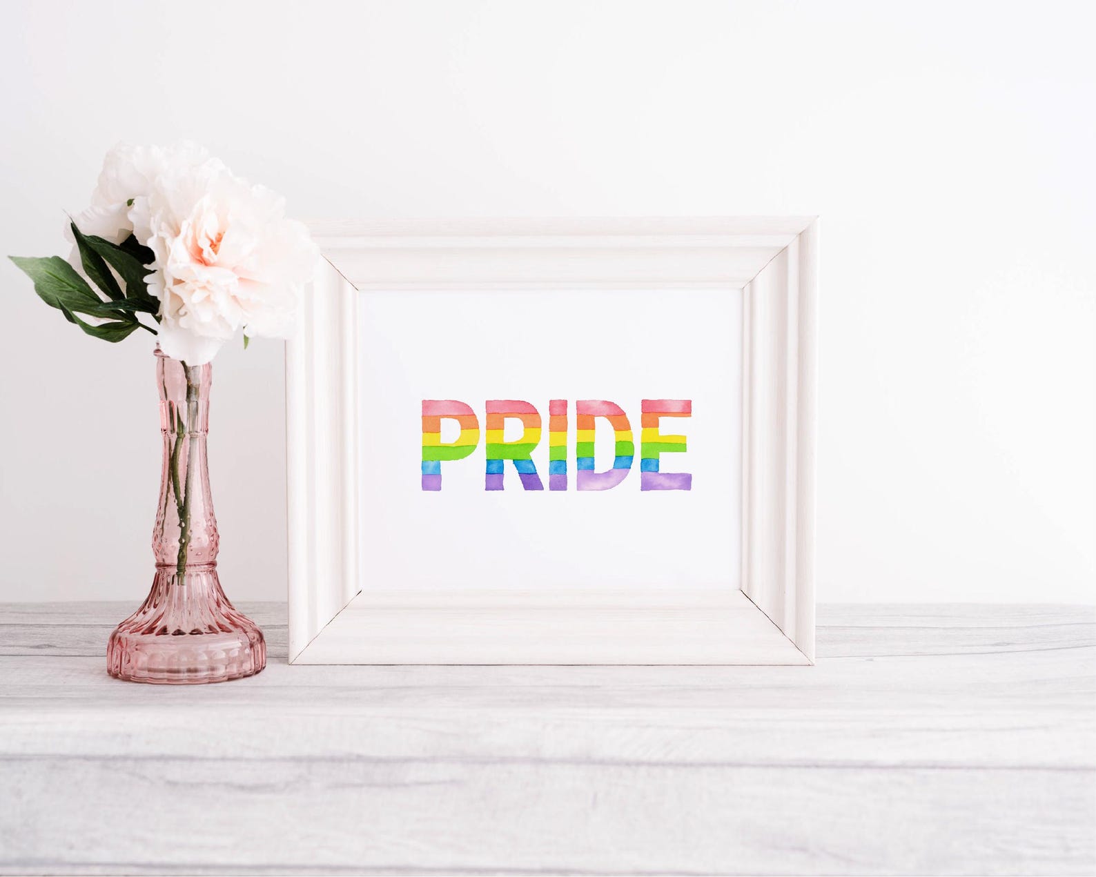 Pride Month Alphabet Clipart, Colorful Letter Watercolor, Pride Clipart ...