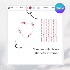 Coquette Valentine Ribbon Frame Clipart - Hand Drawn PNG, SVG, EPS ...