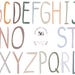 Cute Kids Hand Drawn Alphabet, Funny Font, Colorful Letters Clipart ...