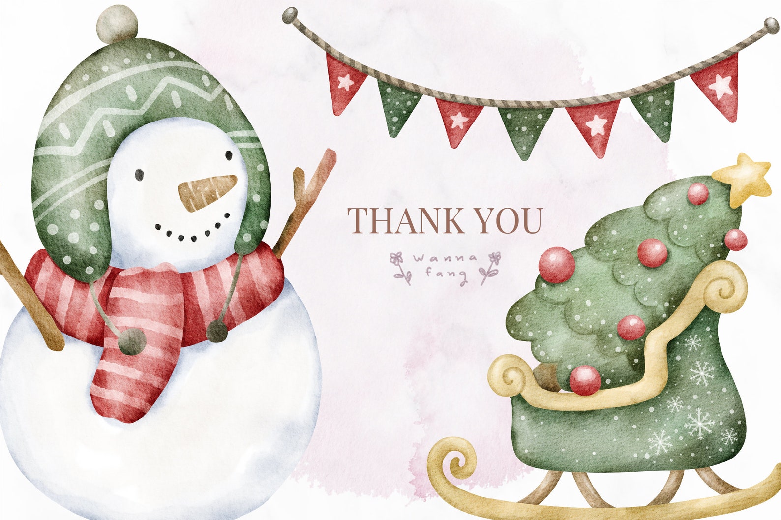 Christmas Watercolor Santa Claus Clipart Set, Festive Holiday ...