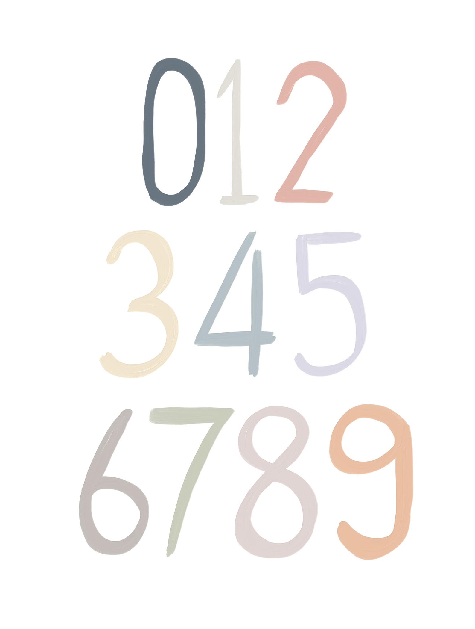 Cute Kids Hand Drawn Alphabet, Funny Font, Colorful Letters Clipart ...