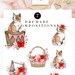 Spring Clipart Watercolor, Spring Png, Spring Floral Clipart, Flowers ...