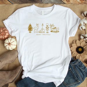 Christmas Line Art Clipart – Hand Drawn Whimsical Christmas SVG, PNG ...