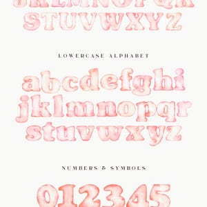 Watercolor Alphabet Clipart, Watercolor Font, Colorful Alphabet, Kids ...