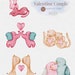 Valentine Couple Watercolor Clipart, Valentine's Day Element, Valentine ...