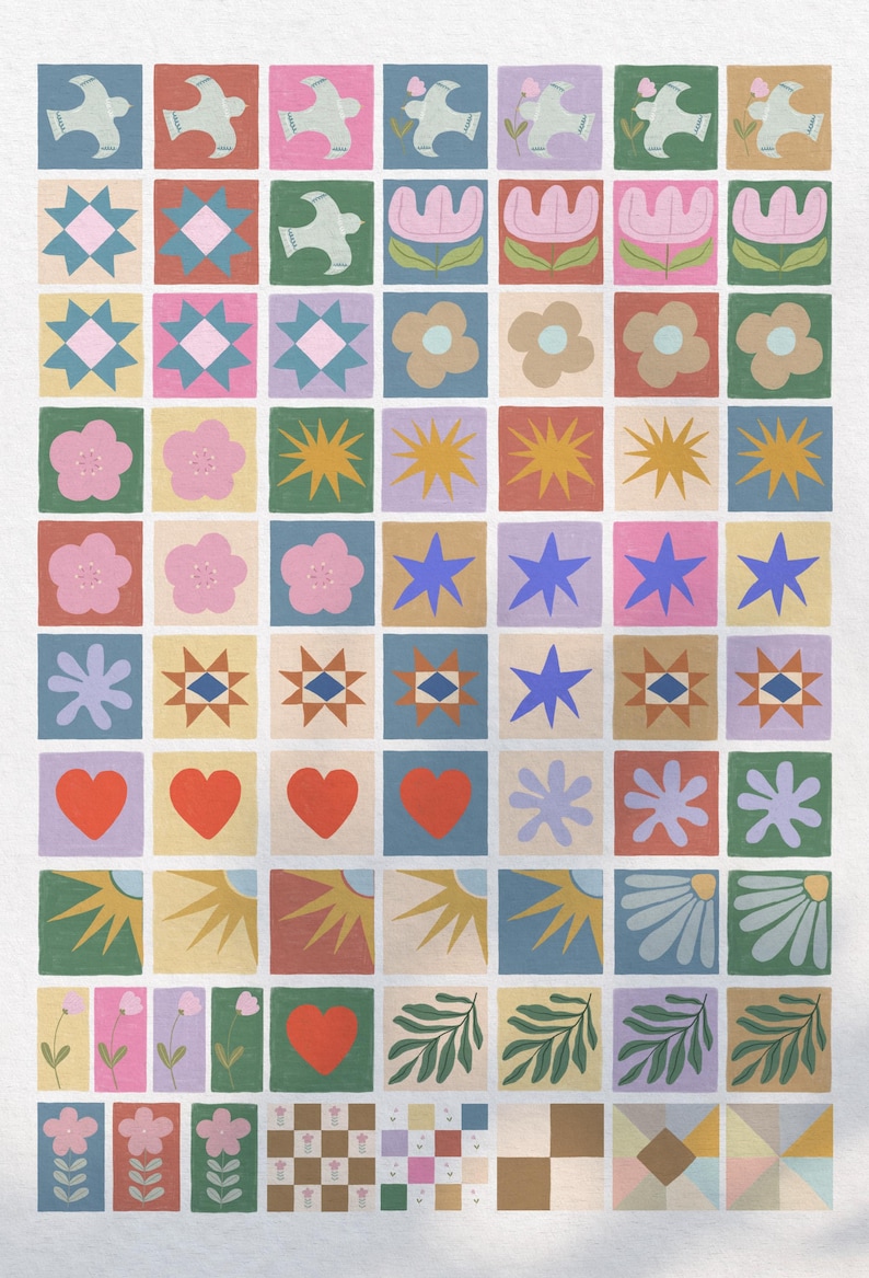 Christian Boho Floral Clipart | Hand-painted Watercolor Flowers, Bible ...
