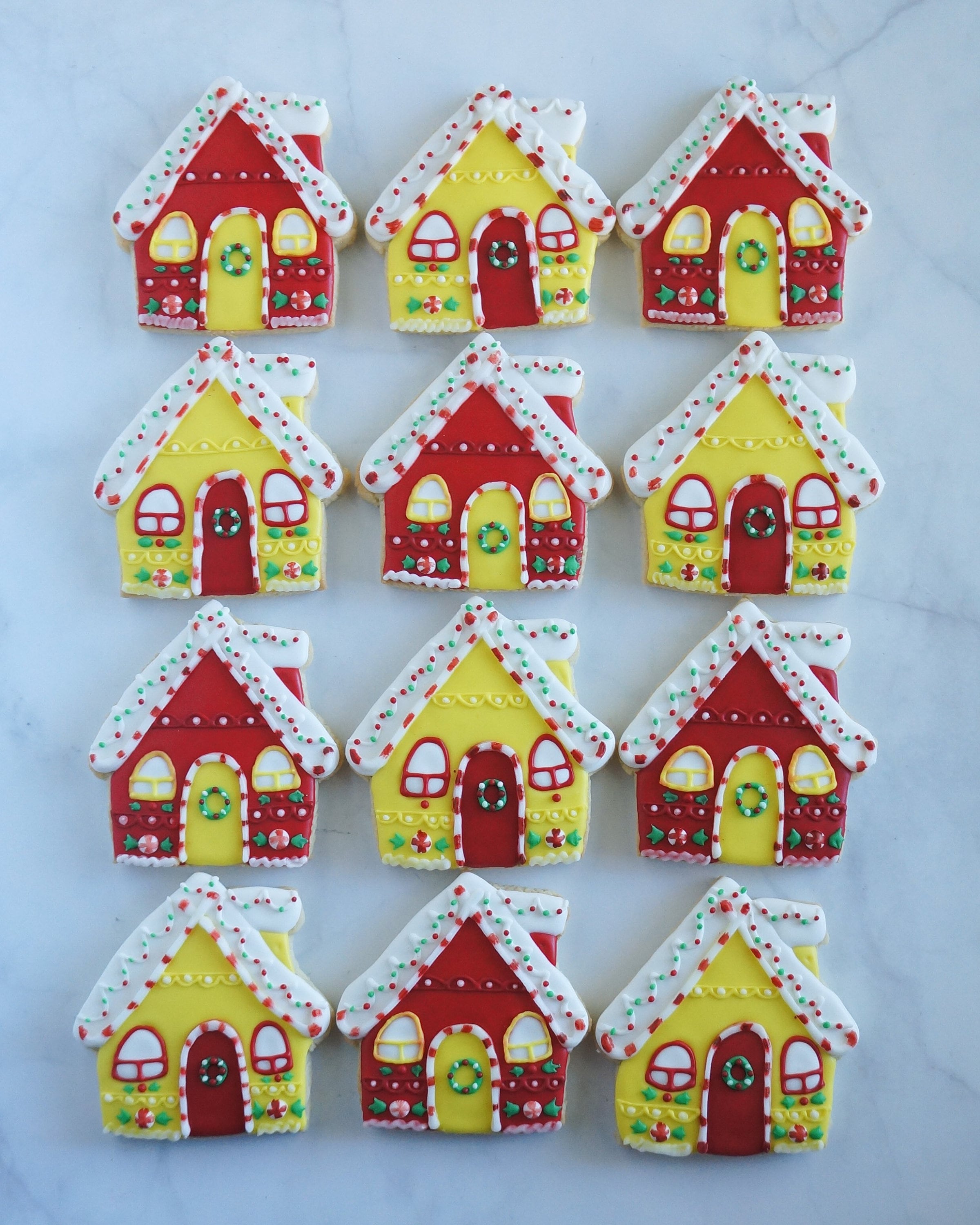 Decorated Gingerbread Gnome Elf Christmas Cookies House - Etsy