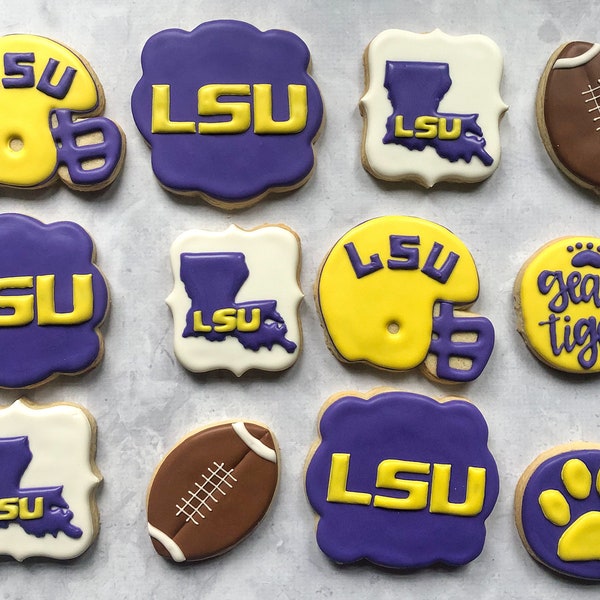 Lsu Cookies - Etsy
