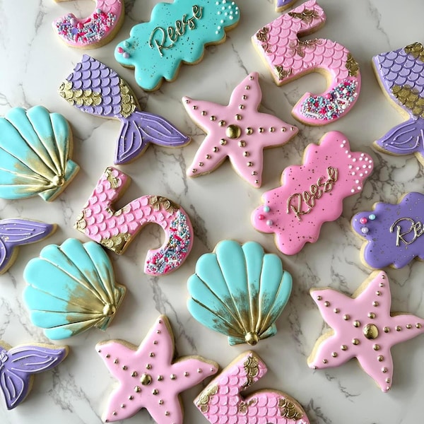 Mermaid Cookies - Etsy