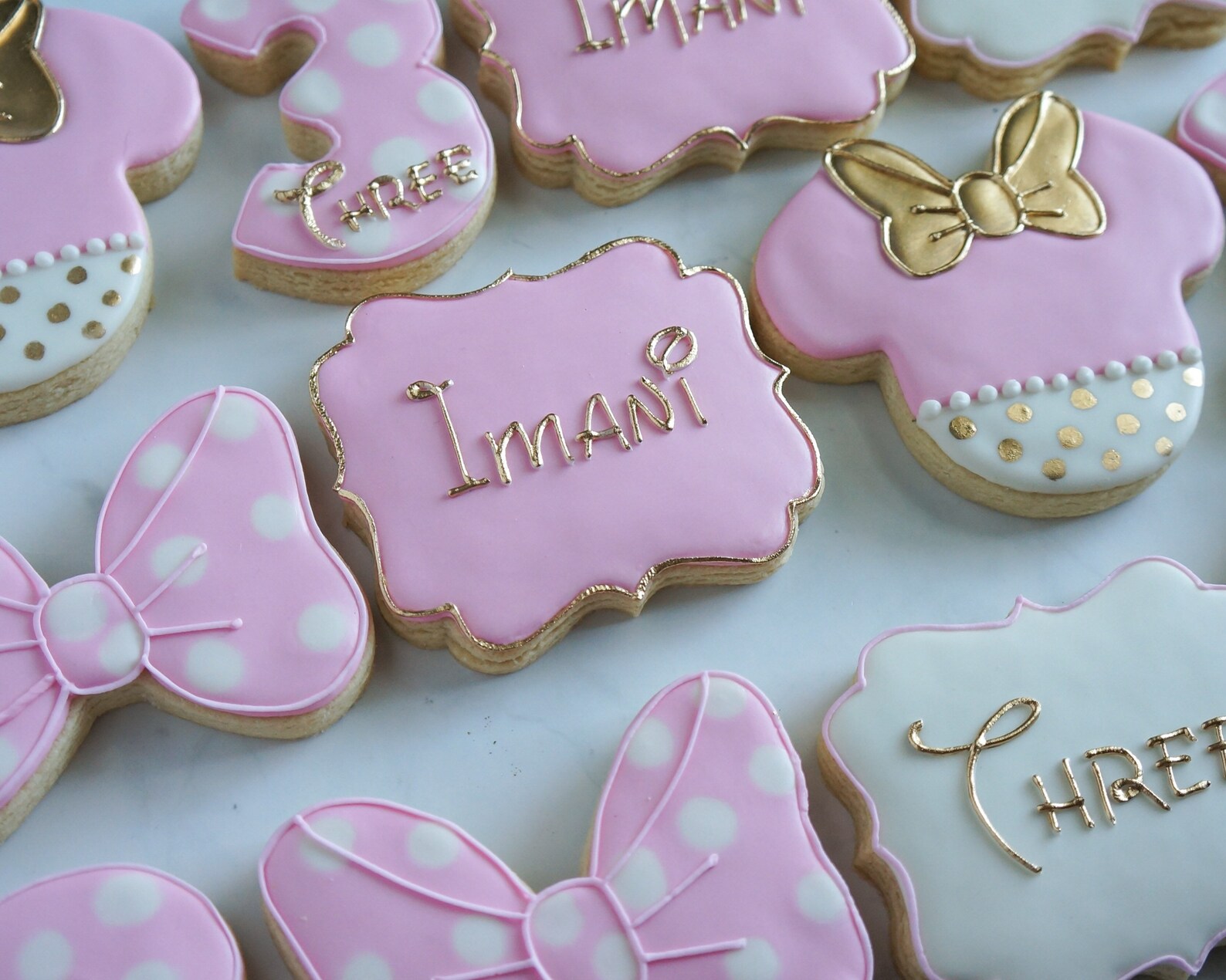 Bows Themed Birthday Cookies 1 Dozen (12) - Etsy