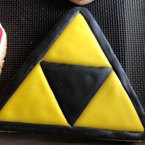 Zelda Themed Cookies Triforce Navi Sugar Cookie 1 Dozen - Etsy