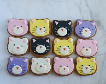 Cat Sugar Cookies | Etsy