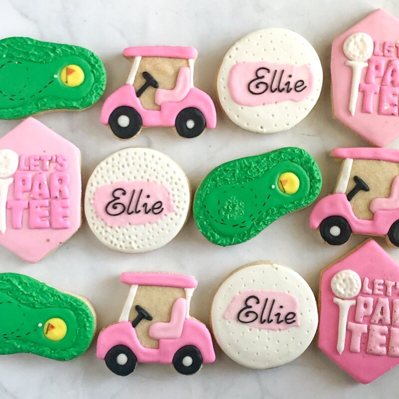 Golf Themed Cookies - Etsy