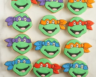 Ninja Turtle Cookies | Etsy