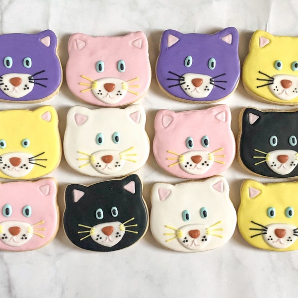 Cat Cookies - Etsy
