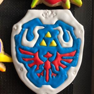 Zelda Themed Cookies Triforce Navi Sugar Cookie 1 Dozen - Etsy