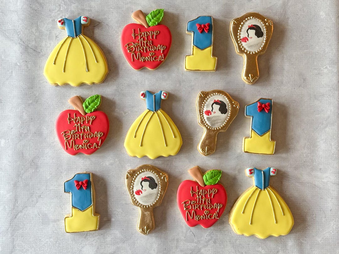 Snow White Themed Cookies - Etsy