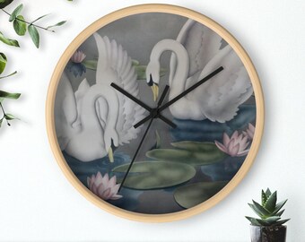 Swan Wall Clock | Etsy