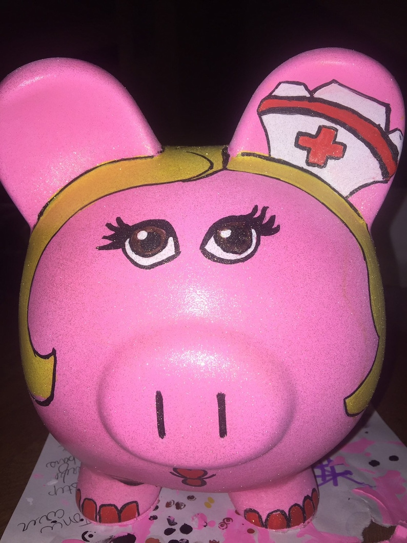 Nurse Themed Piggy Bank - Etsy