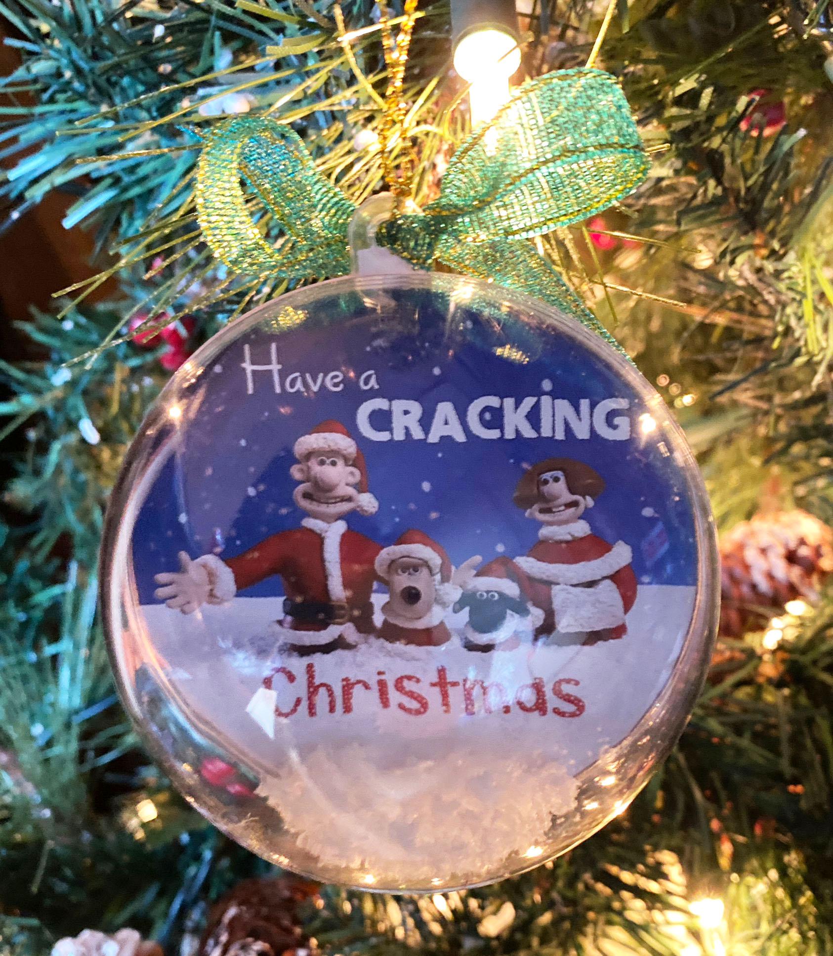 Handmade Wallace and Gromit Classic TV Movie Christmas Tree Bauble Gift ...