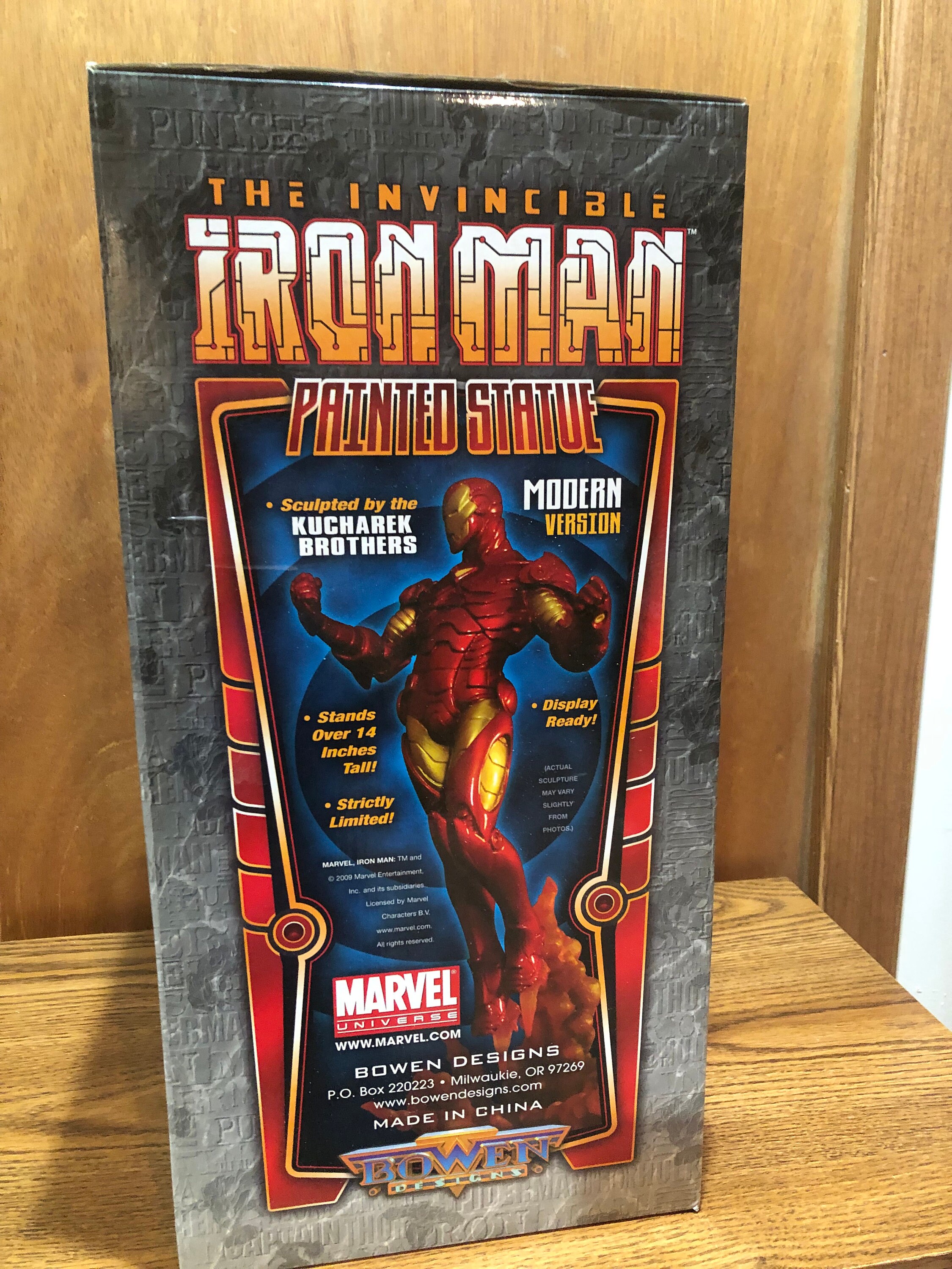 The Invincible Iron Man Statue - Etsy