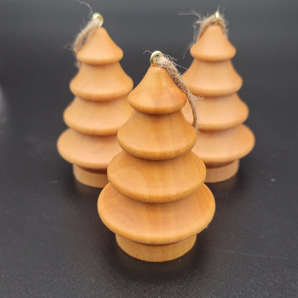 Wood Turned Ornaments - Etsy