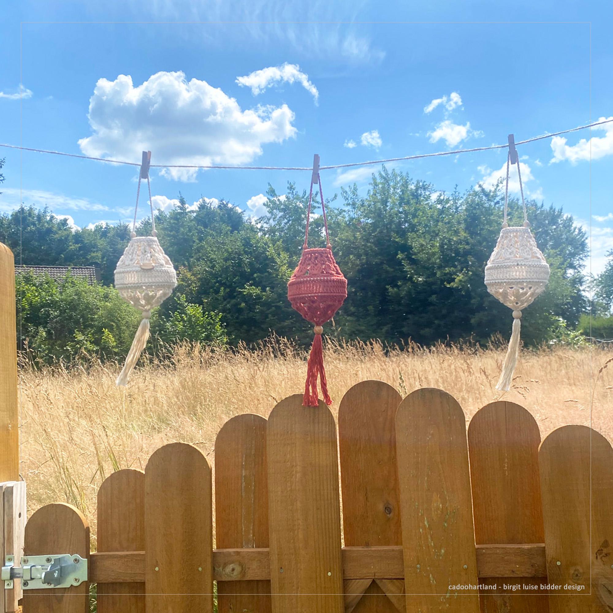 Milu - Mini Lantern, Lampion, Light, Crocheted Lamp - CROCHET PATTERN - Instant Download PDF - Etsy