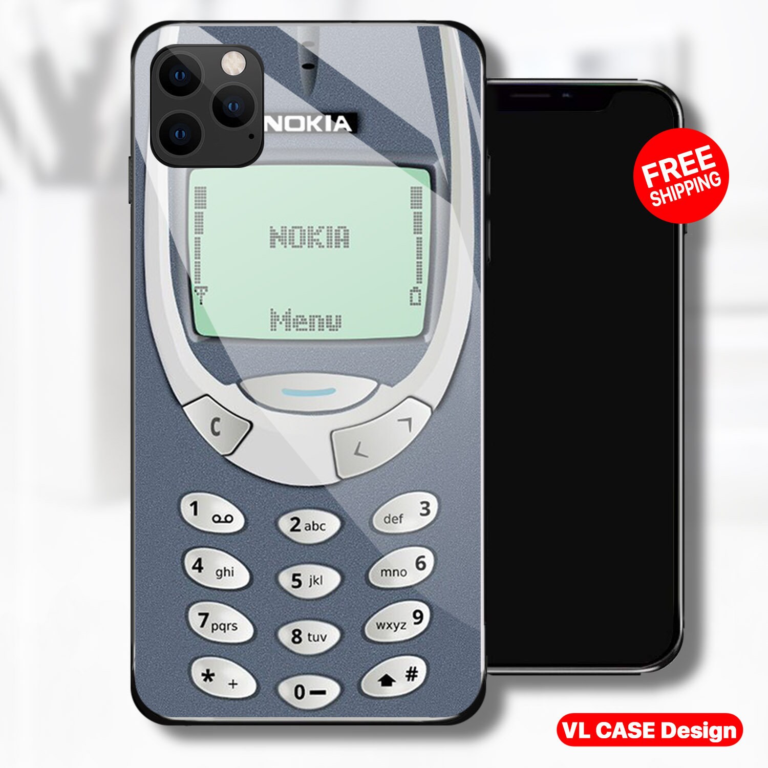 Retro Nokia 3310 Premium Tempered Glass Phone Case Samsung Etsy