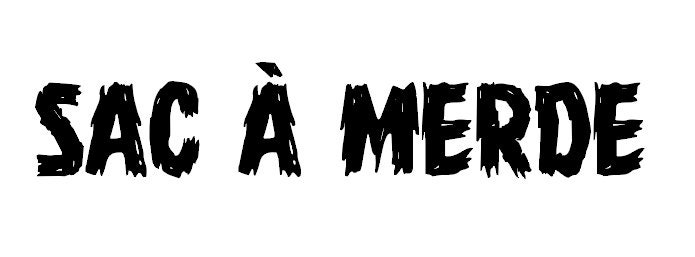 Card Insult Vulgar SAC A MERDE, French Insult Excuse My French, Card ...