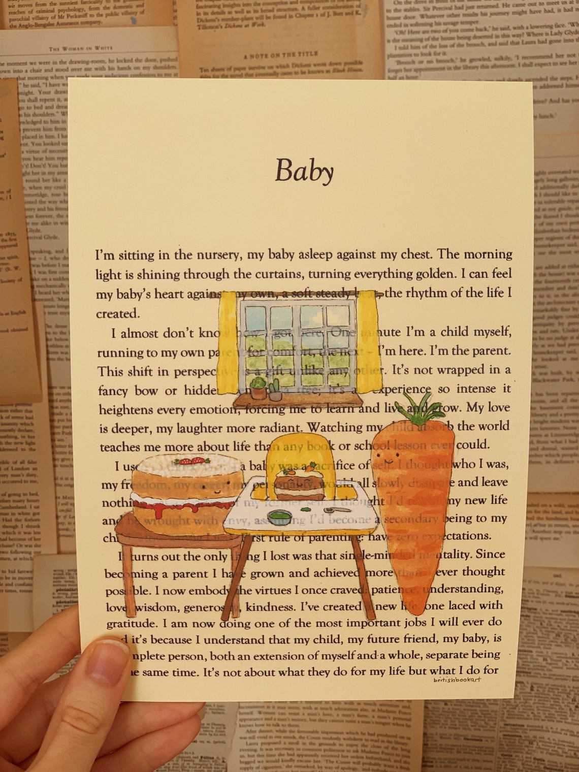 Baby Art Gift Print | Baby Art for Nursery | Wall Art | Home Decor ...