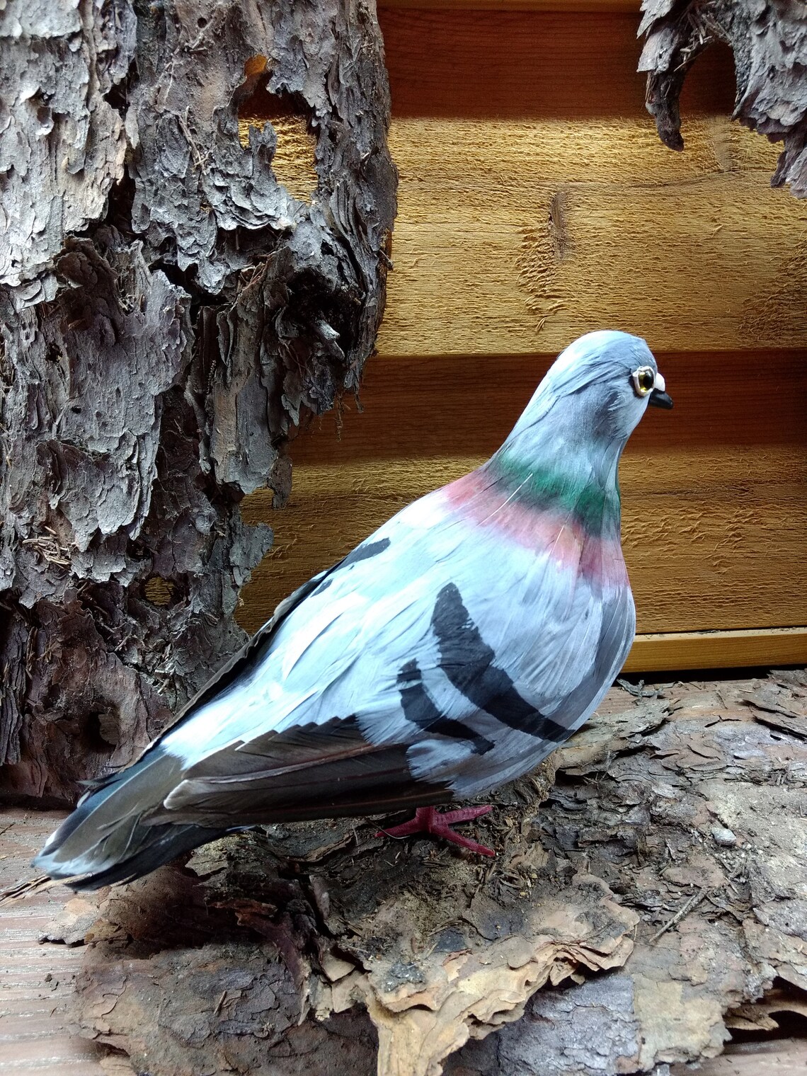 Handmade Pigeon Replica Fake Pigeon Figurine That Looks Real - Etsy