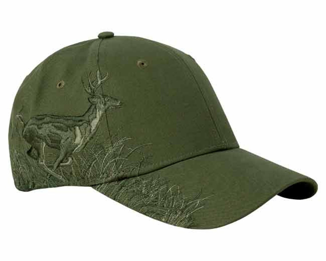 Embroidered Deer Hunting Cap Embroidered Deer Hunting Baseball Cap for ...