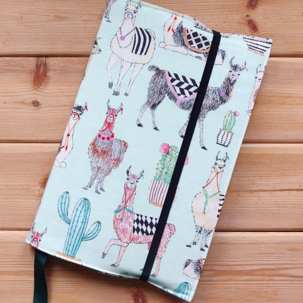Wrap Around Book Cover / Fabric Dust Jackets Fabric Book Cover ...