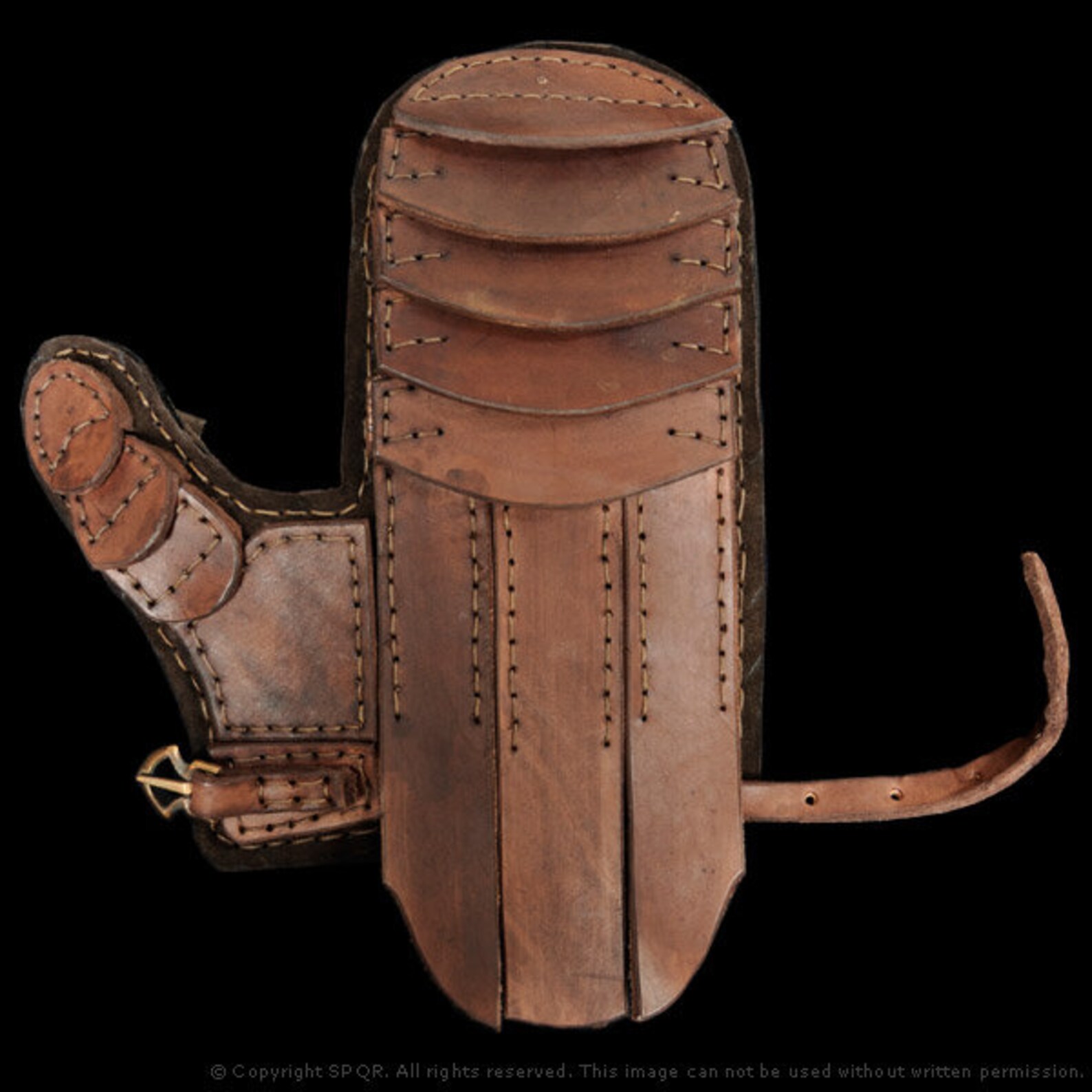 Viking Leather Combat Gauntlets ap095. Viking Armor | Etsy