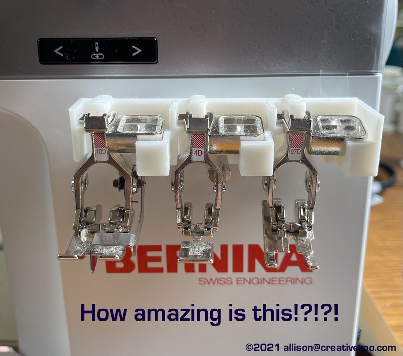 Bernina Presser Feet Holders - Mount Your Feet ANYWHERE! "presser Feet ...