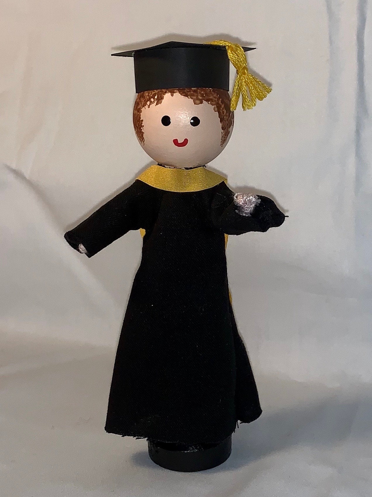 Custom Graduation Peg Doll - Etsy