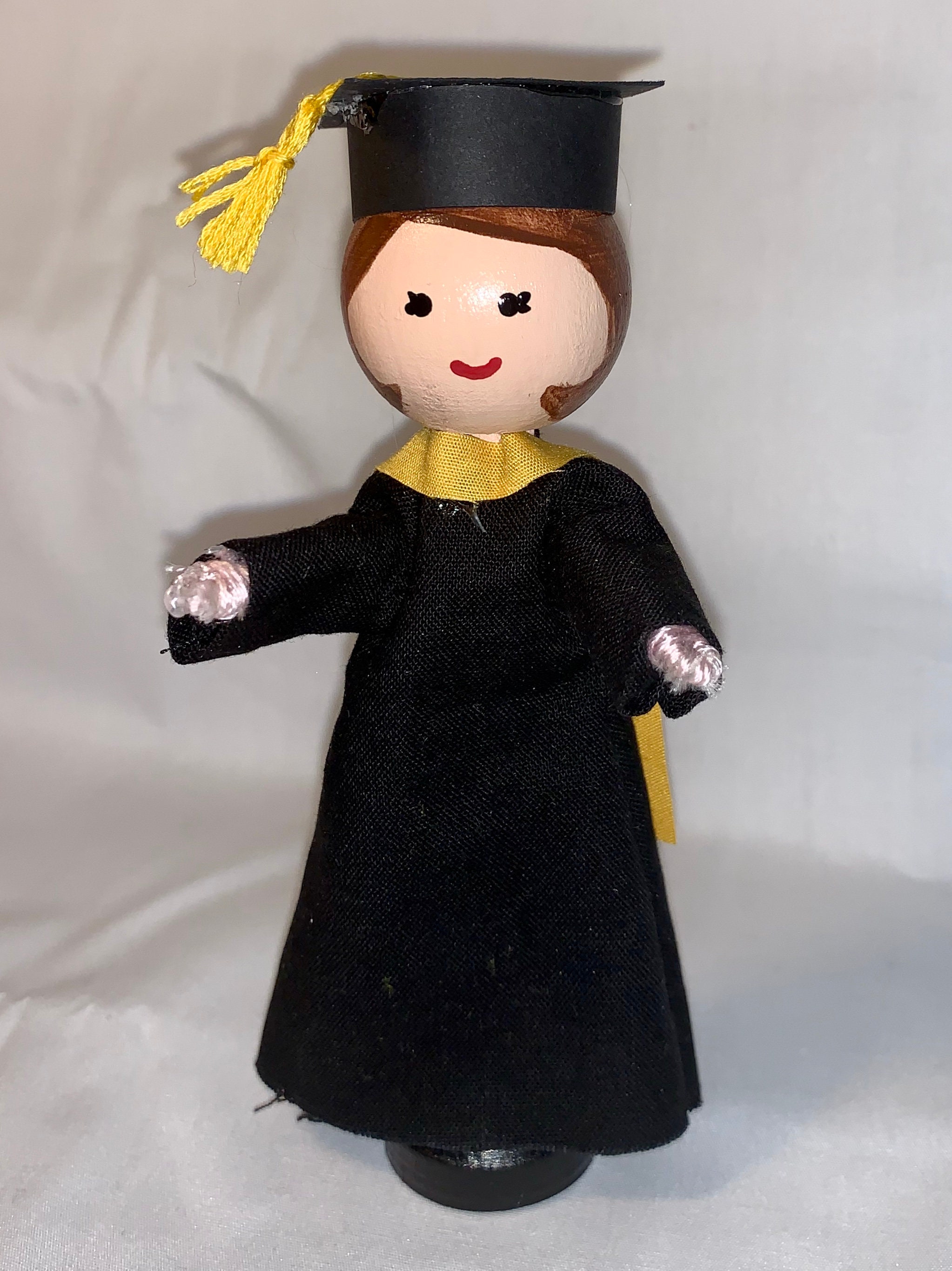 Custom Graduation Peg Doll - Etsy