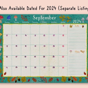 Monthly Blank Calendar | Printable Undated Calendar | Monthly Planner ...
