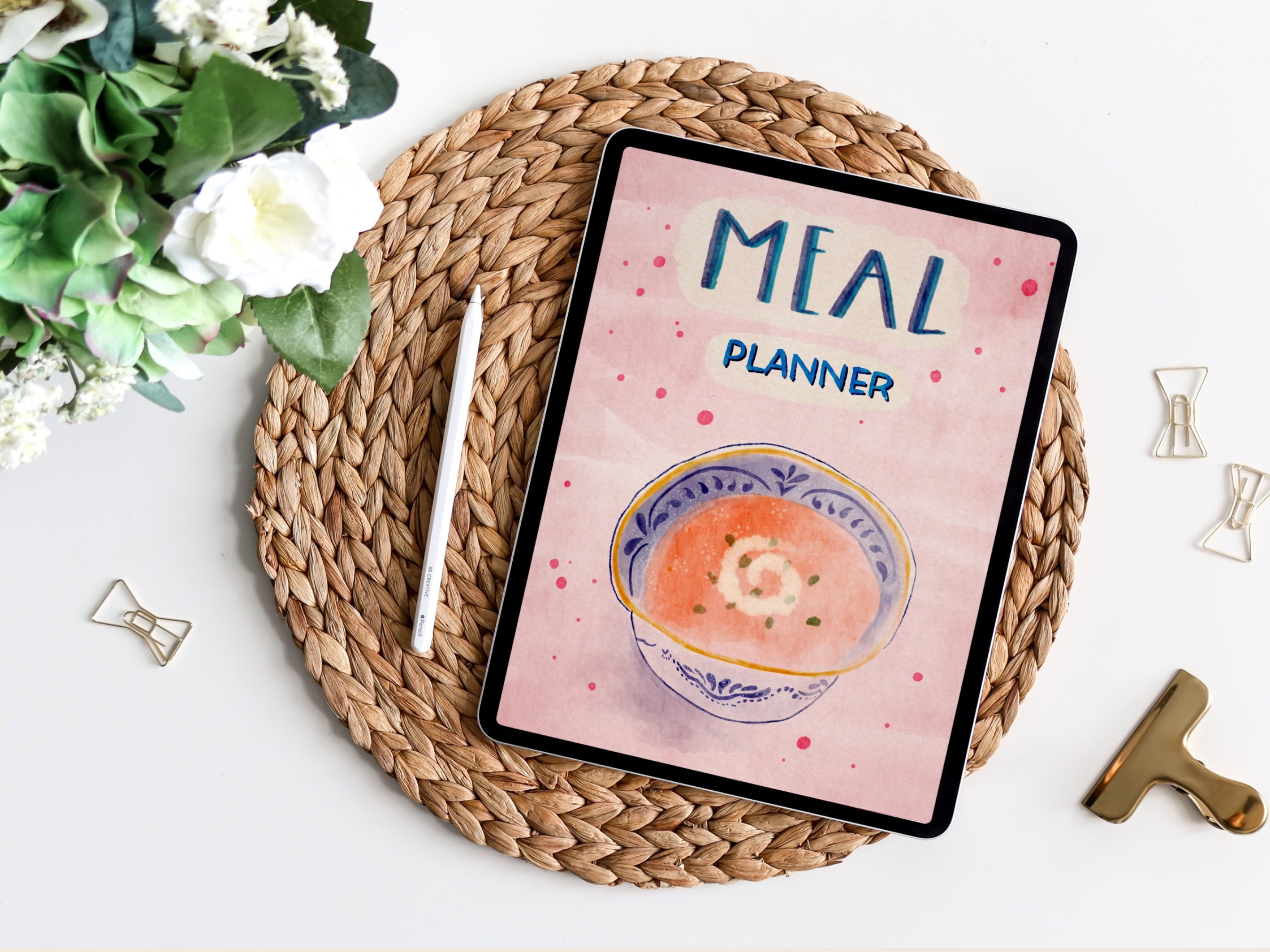 Digital Meal Planner for Goodnotes Meal Planner Goodnotes Template for ...