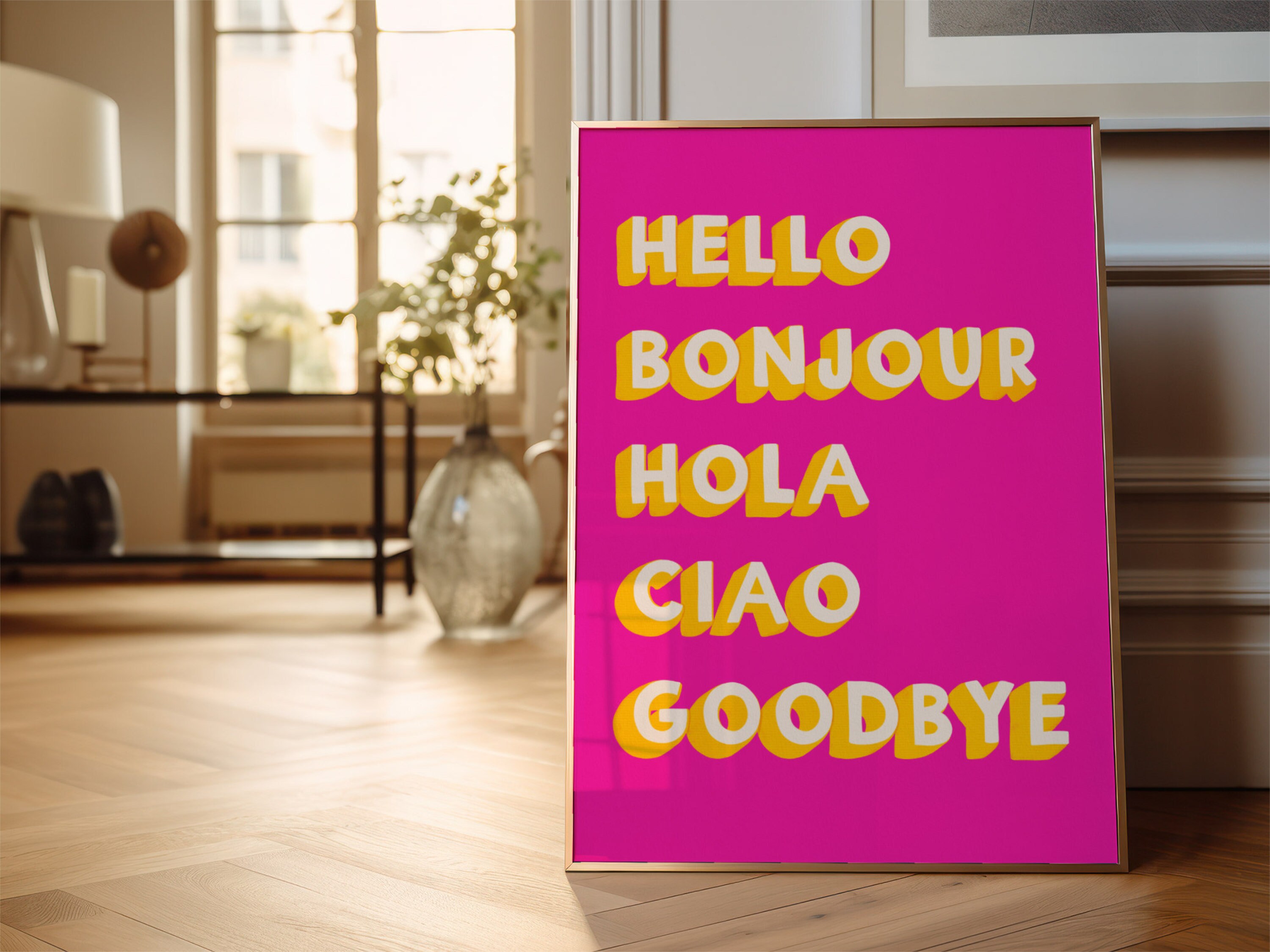 Multilingual Welcome Art Print: Global Greetings (digital Download) - Etsy