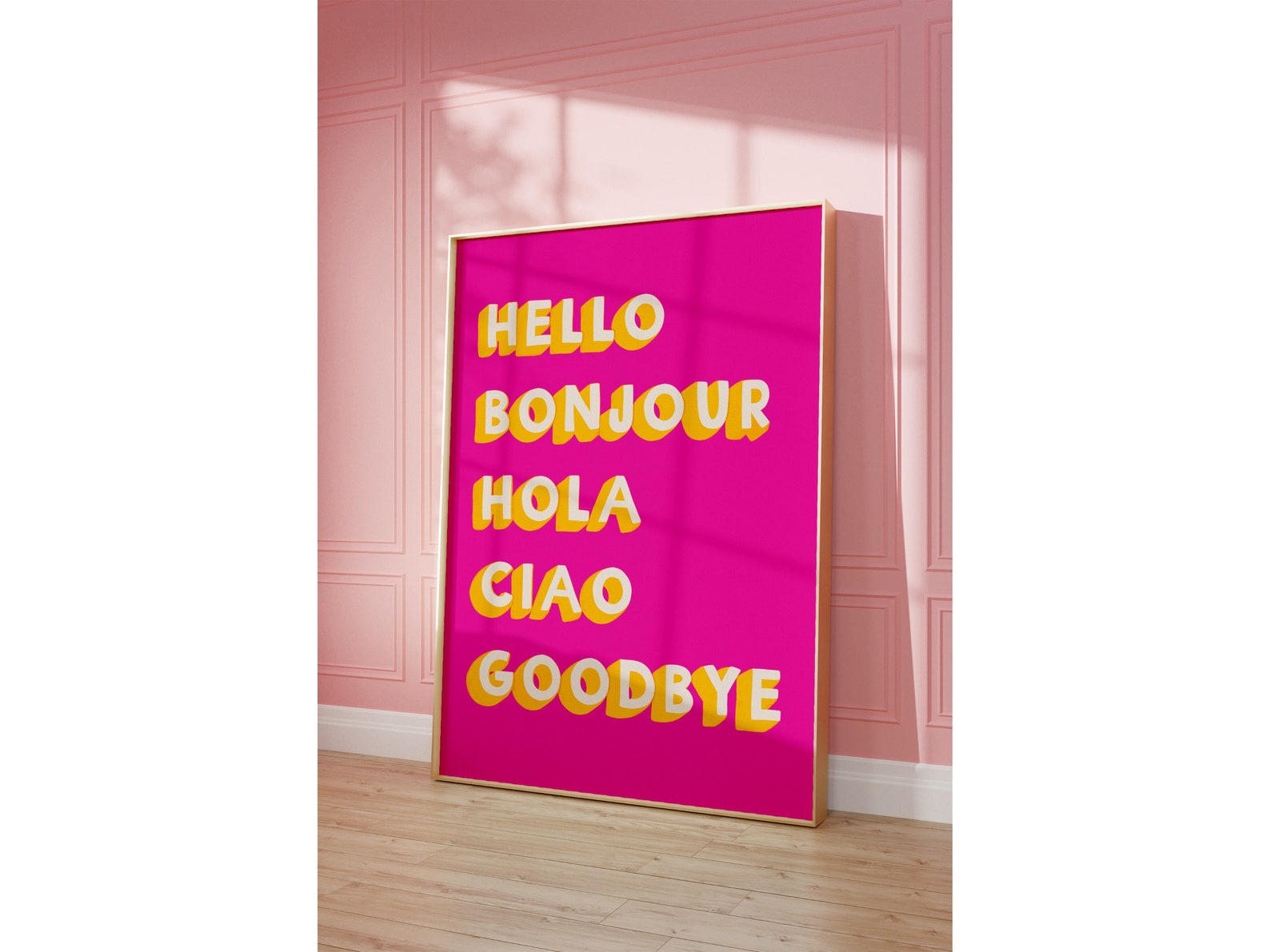 Multilingual Welcome Art Print: Global Greetings (digital Download) - Etsy