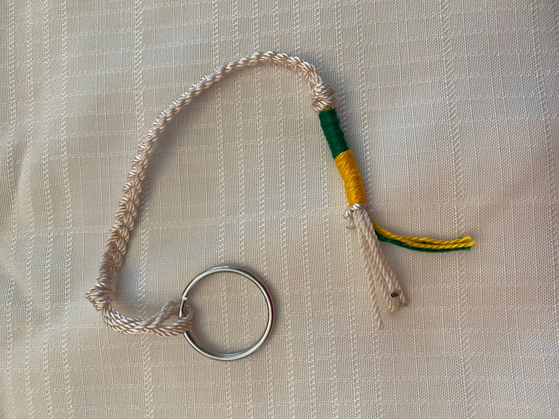 Handmade Braided Keychain Various Colors! - Etsy