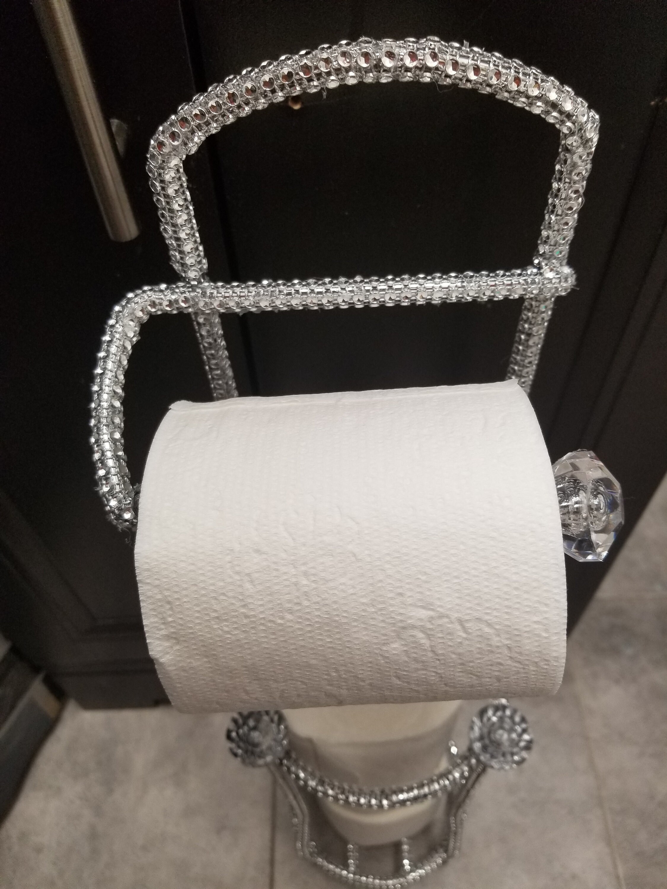 All That Bling Toilet Tissue Stacking Stand| Bathroom Decor| Toilet ...