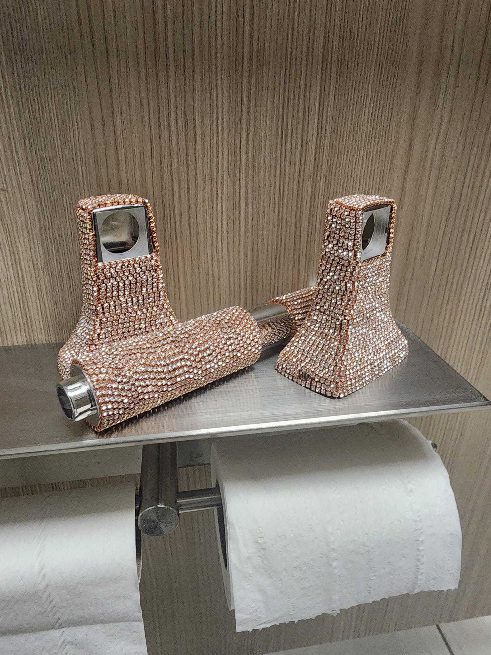 Crystal Bling Toilet Paper Holder | Glam Bathroom Decor - Etsy