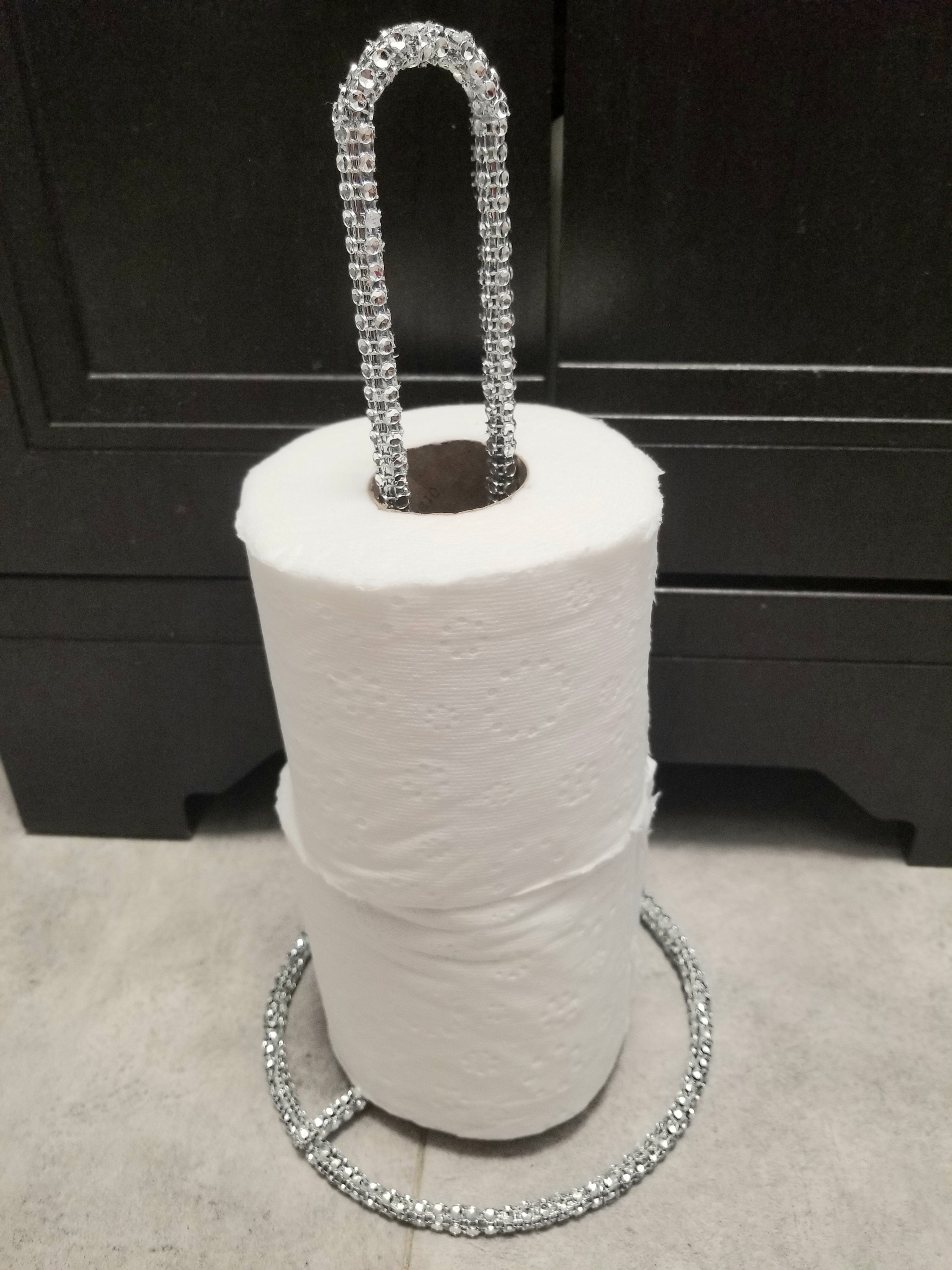 All That Bling Toilet Tissue Stacking Stand| Bathroom Decor| Toilet ...